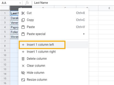 5 Ways To Move A Column In Google Sheets Ok Sheets