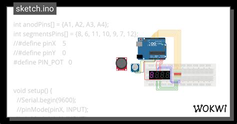 4 Digit Wokwi Esp32 Stm32 Arduino Simulator
