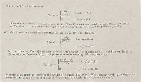 solved 2 6 ﻿let f r2→r ﻿be defined