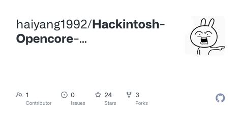 GitHub Haiyang Hackintosh Opencore Asrock Z Phantom Gaming ITX