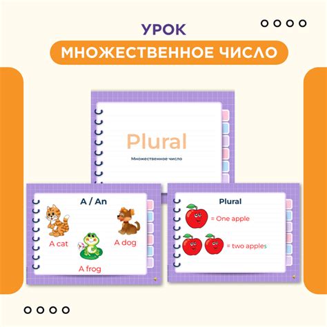 Образование множественного числа в английском языке таблица для детей