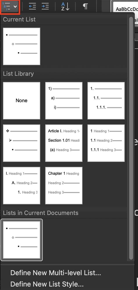 How To Customize Lists In Microsoft Word Online