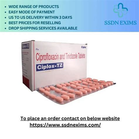 Ciplox Tz Tablet 500 Mg Packaging Size 1x10 At ₹ 2000box In Nagpur