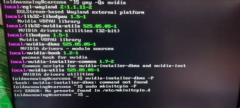 Stuck Boot Nvidia Problem Newbie EndeavourOS