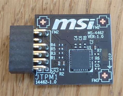 MSI TPM Trusted Platform SPI Motherboard Module MS Windows UK Seller