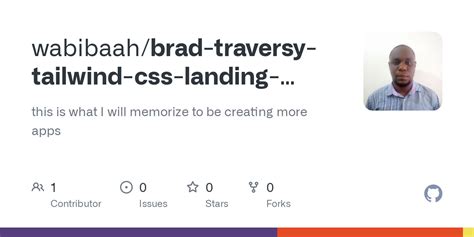 Github Wabibaahbrad Traversy Tailwind Css Landing Page This Is What