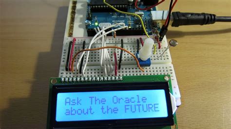 Arduino Starter Kit Project 11 Crystal Ball Modified Youtube