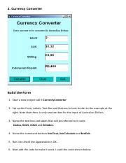 Currency Converter Pdf OOPJ PROJECT FLOWCHART FOR CURRENCY CONVERTER PROGRAM OOPJ PROJECT