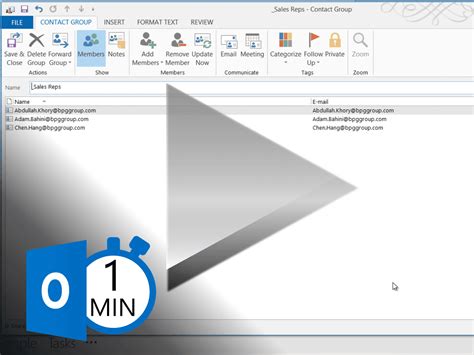 How To Create A Contact Group In Outlook 2013