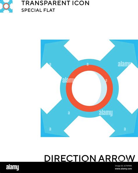 Direction Arrow Vector Icon Flat Style Illustration Eps 10 Vector