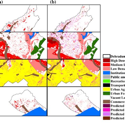 Spatial Maps Illustrating Variation In Prediction In Parts Of City For