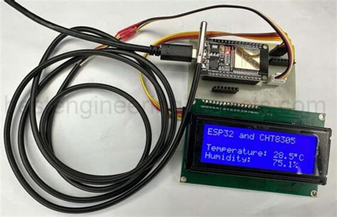 Interfacing The Cht8305 Sensor With Esp32 Real Time Temperature And