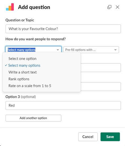 What Question Types Can Be Used In Multi Question Polls Simple Poll