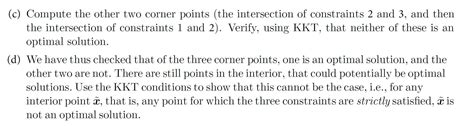 Solved Using Karush Kuhn Tucker Conditions Kkt To Resolve