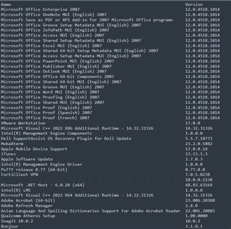 How To Get A List Of Installed Applicationsprograms Using Command Prompt Tech Hyme