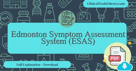 Edmonton Symptom Assessment System Esas Complete Explanation Pdf