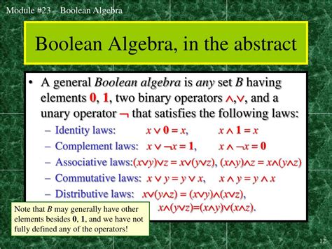 Ppt Chapter 11 Boolean Algebra Powerpoint Presentation Free Download Id 1714806