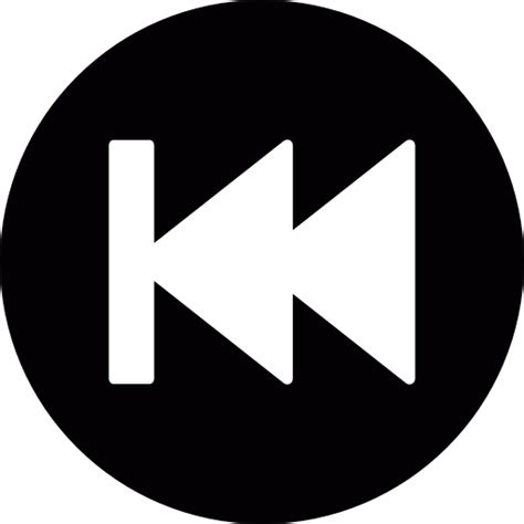 Fast Rewind Button Icon