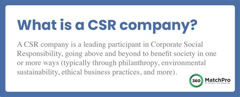 What Is A Csr Company What To Know Key Examples