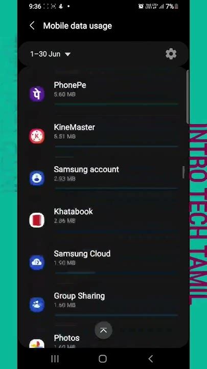 How To Set Data Usage Limit Android Mobile Youtube