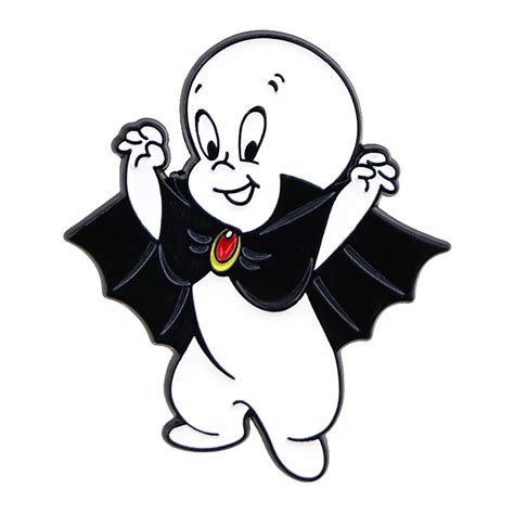 Casper Vampire Cape Enamel Pin Distinct Pins