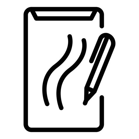 Mobile Redesign Icon Outline Style 15907917 Vector Art At Vecteezy