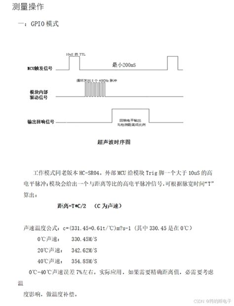 【hc Sr04】超声波传感器hc Sr04原理图 Csdn博客