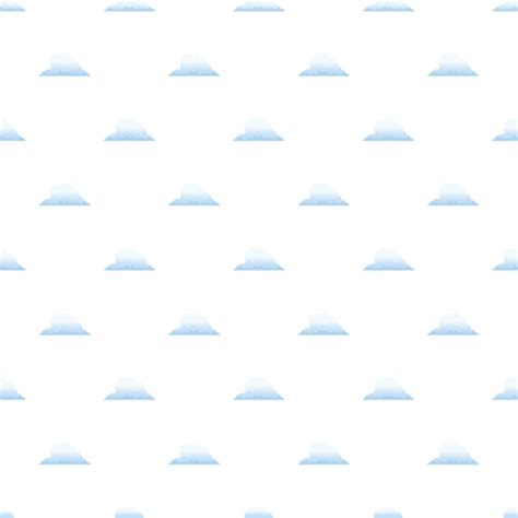 Blue And White Cloud Pattern Seamless Background 78198735 Vector Art At