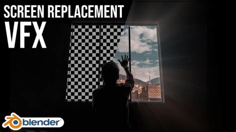 The Easiest VFX EVER In Blender Screen Replacement Vfx Tutorial Blender