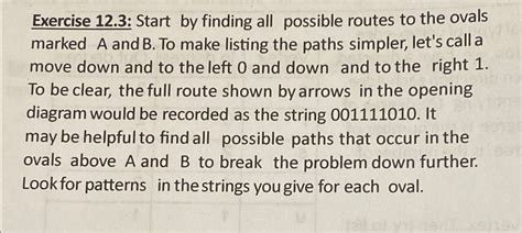 solved exercise 12 3 start by finding all possible routes