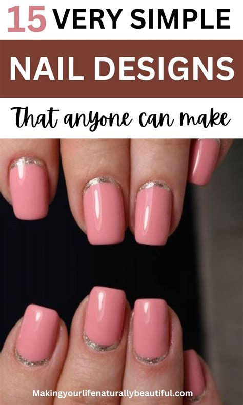 15 Simple Nail Art Designs For Beginners Every Girl Should Try Artofit