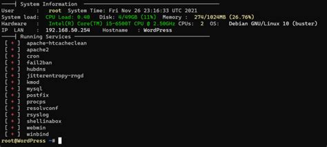 short and simple Linux profile status banner ABrandão com