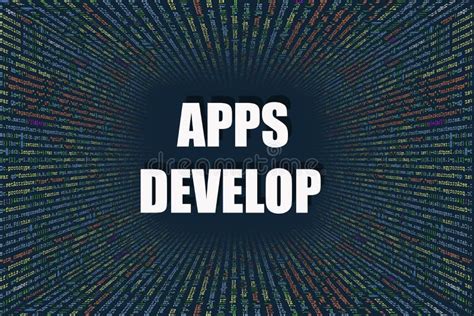 Tunnel De Code De Programme Informatique Lignes De Programmeur Du Script Html Et Css De Code