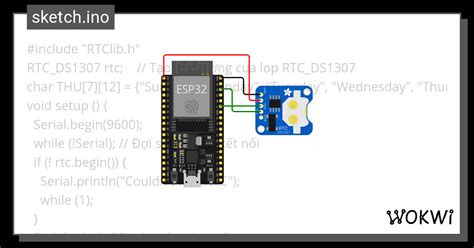 Esp32ds1307 Wokwi Esp32 Stm32 Arduino Simulator