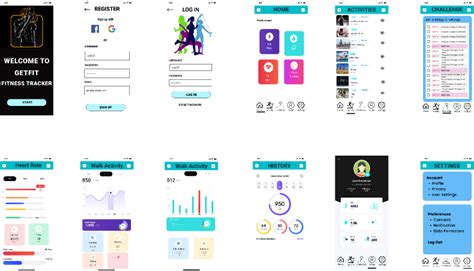 Getfit Fitness Tracker Figma