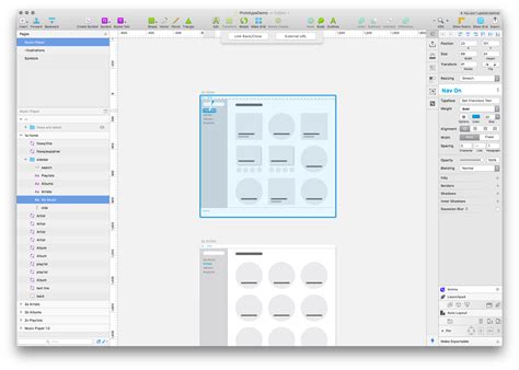 Basic Navigation With Sketch And Invisions Craft Prototype Plugin By