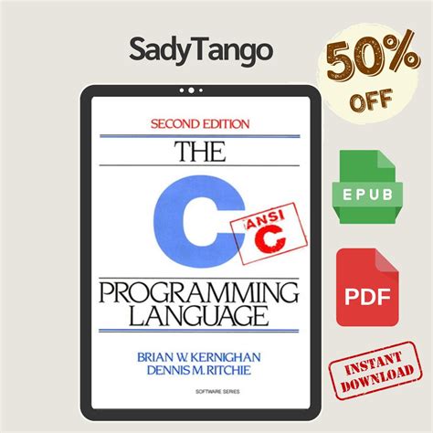 C Programming Language 2nd Edition Etsy