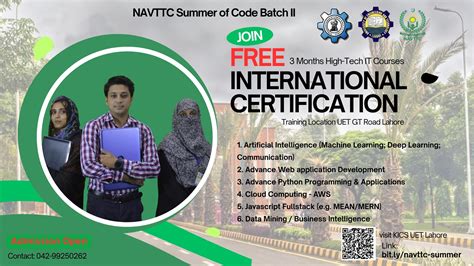 Free Admission Navttc Summer Of Code Program