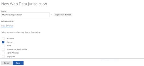 Configuring Log Sources For Users Data Jurisdictions And Dashboard