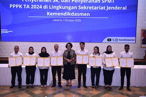 314 Pppk Bergabung Di Setjen Kemendikdasmen Suharti Wujudkan