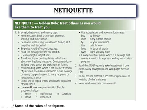 Teacher Nurin Rules Of Netiquette