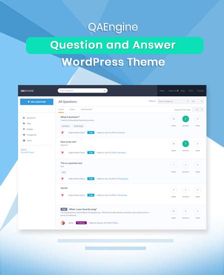 Qaengine Question And Answer Wordpress Theme Inkthemes
