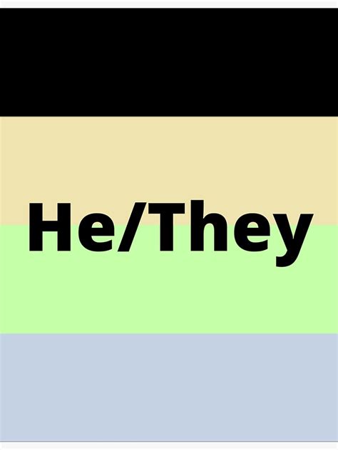 Cassgender Flag With Hethey Pronouns Sticker By Pridefulapparel