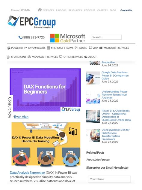 Top 5 Useful Dax Functions In Power Bi For Beginners Epc Group Pdf Function Mathematics