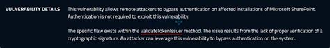 Phân tích CVE Microsoft SharePoint ValidateTokenIssuer Authentication Bypass