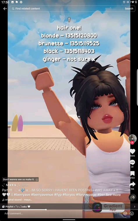 Pin By Viorika On Roblox Black Hair Roblox Coding Clothes Roblox Codes