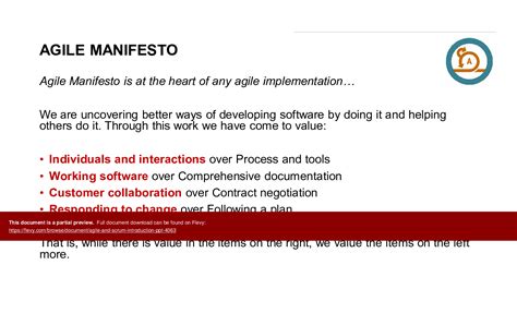 Agile Scrum Introduction PPT