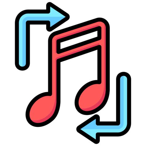 Repeat Free Music Icons
