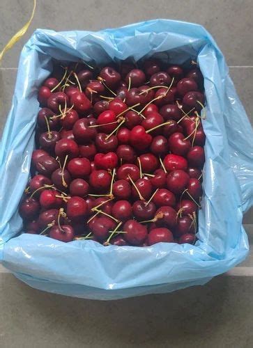 Dark Red A Grade Cherry Fresh Fruits Packaging Type Carton At ₹ 1400