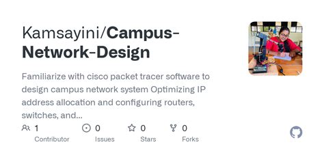 Github Kamsayini Campus Network Design Familiarize With Cisco Packet Tracer Software To